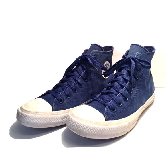 Converse | Shoes | Converse Chuck Taylor All Star Blue White Hitop ...